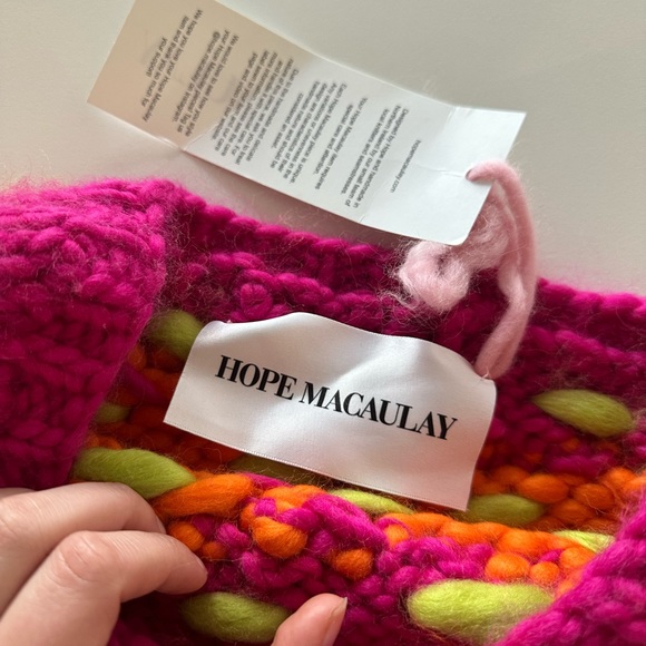 Hope Macaulay | Skirts | Nwt Hope Macaulay Love Chunky Knit Wave Mini ...